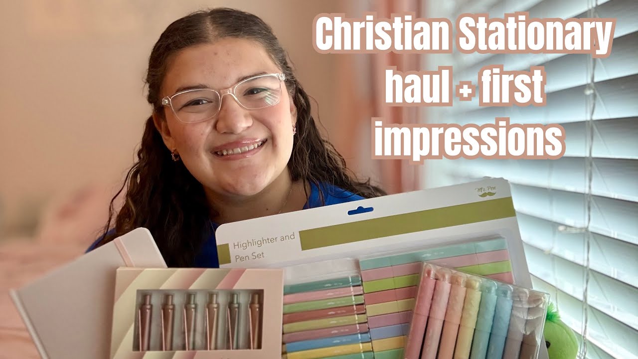HUGE Mr. Pen Christian Stationary + First Impressions