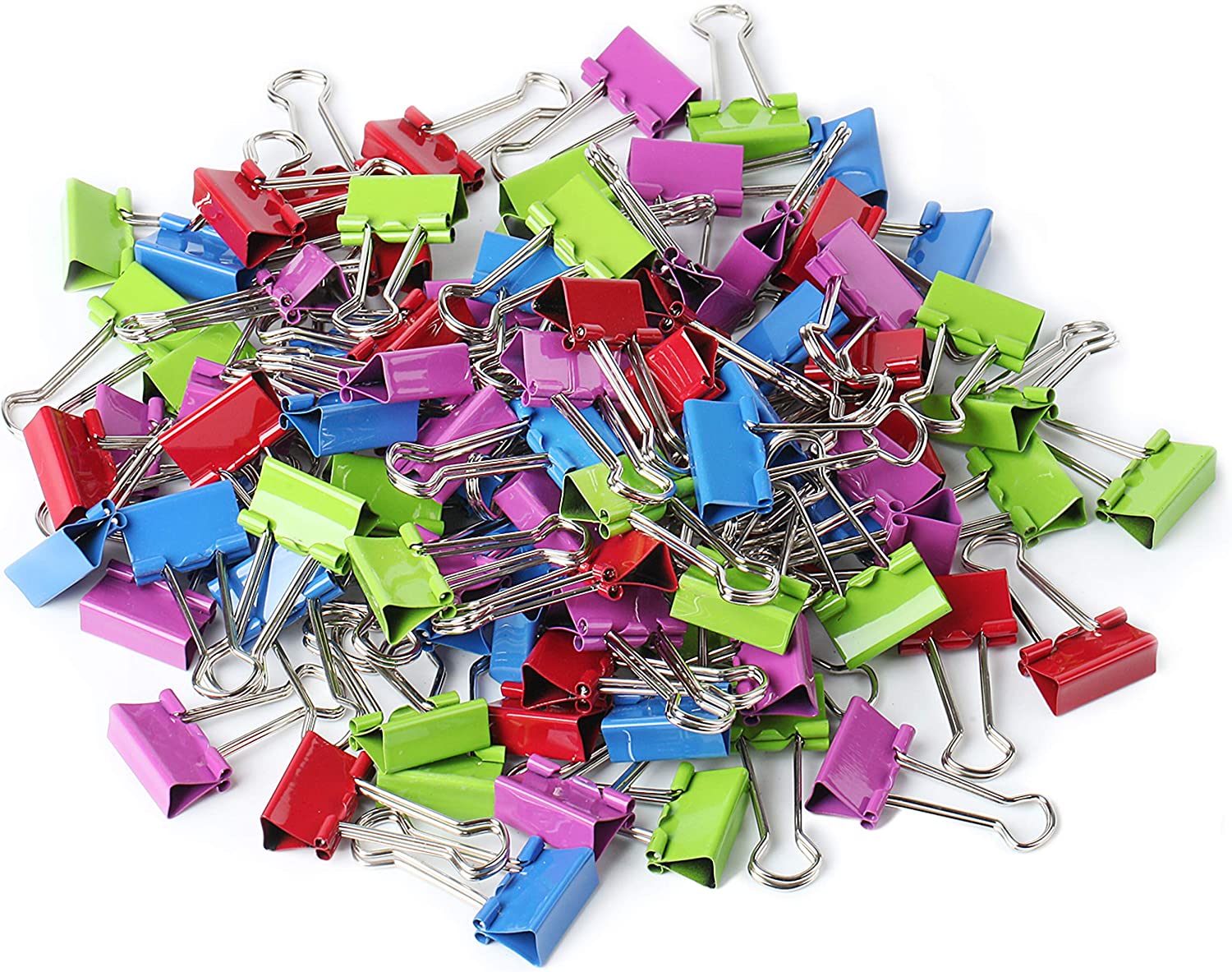 Colored Binder Clips 0.75 100 Pack Small Binder Clips Mini Binder Mr. Pen