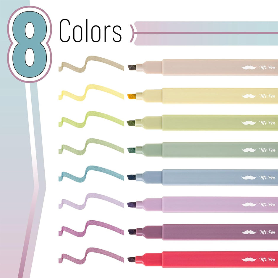 Chisel Tip Highlighters and Gel Highlighters – Mr. Pen