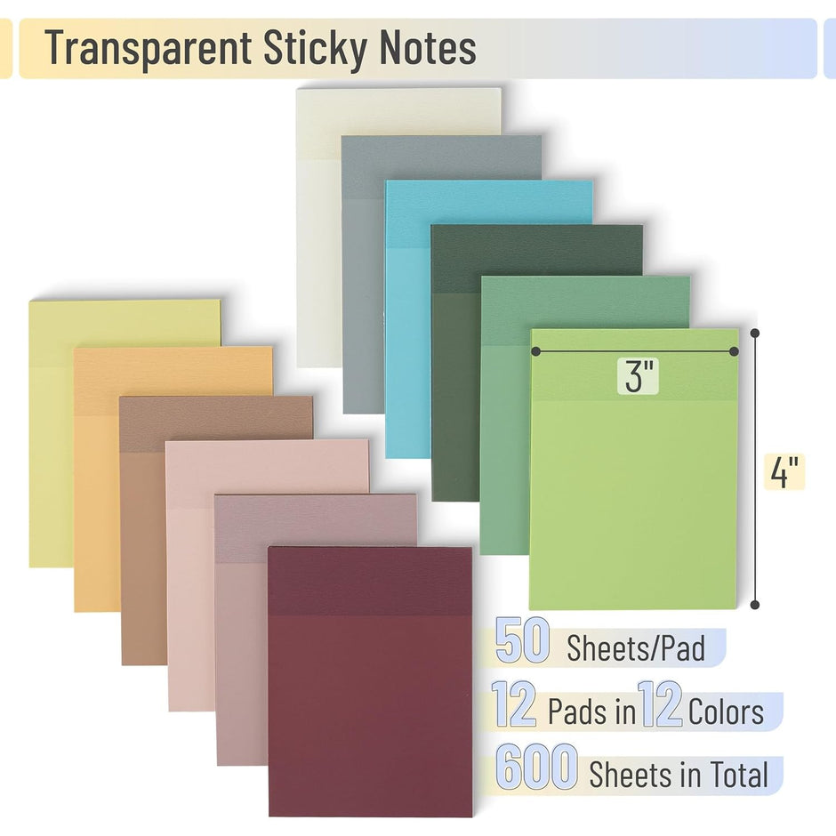Mr. Pen Sticky Notes Collection: All Styles & Sizes