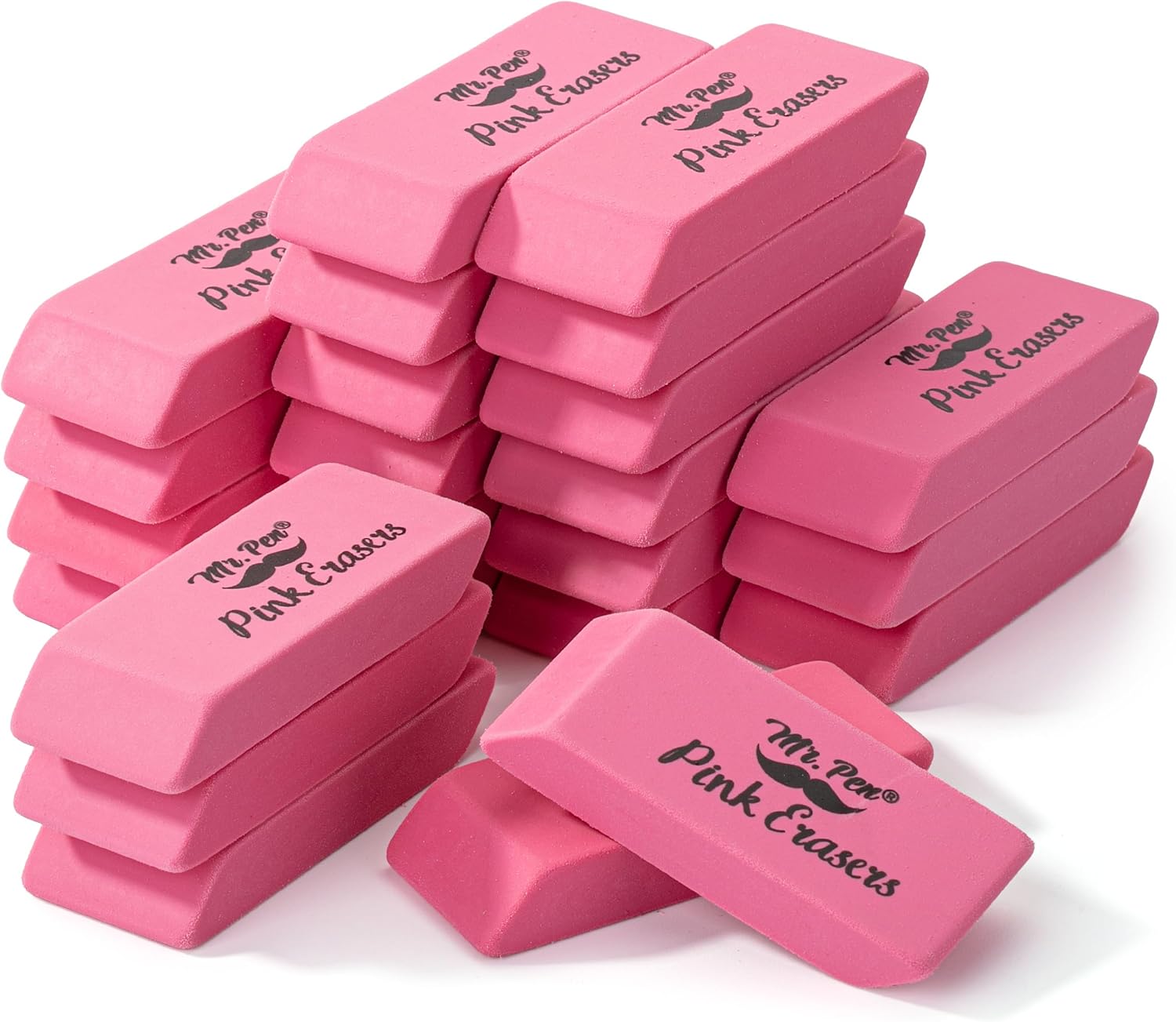Erasers Bulk 12-Pack Marble Erasers - Colorful Ice Cream Design For ...
