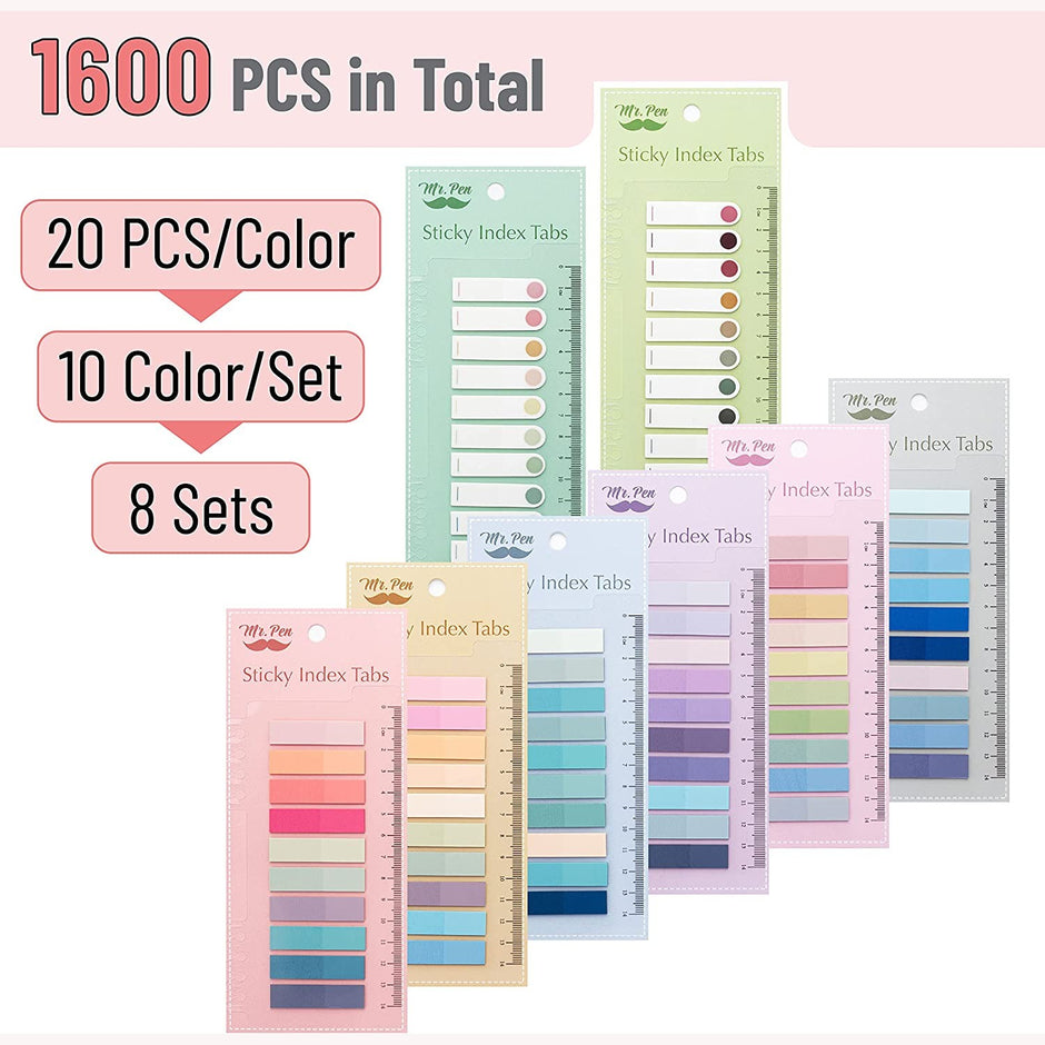 Mr. Pen Sticky Notes Collection: All Styles & Sizes