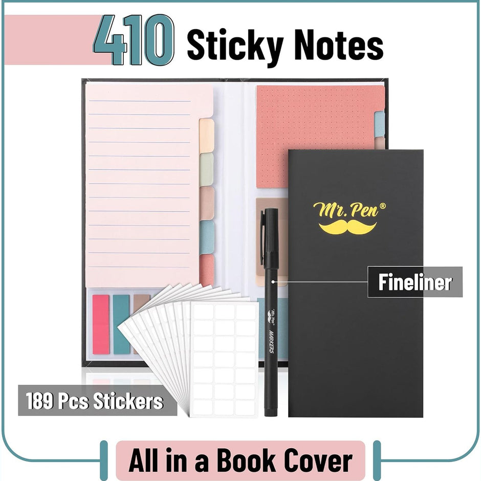 Mr. Pen Sticky Notes Collection: All Styles & Sizes