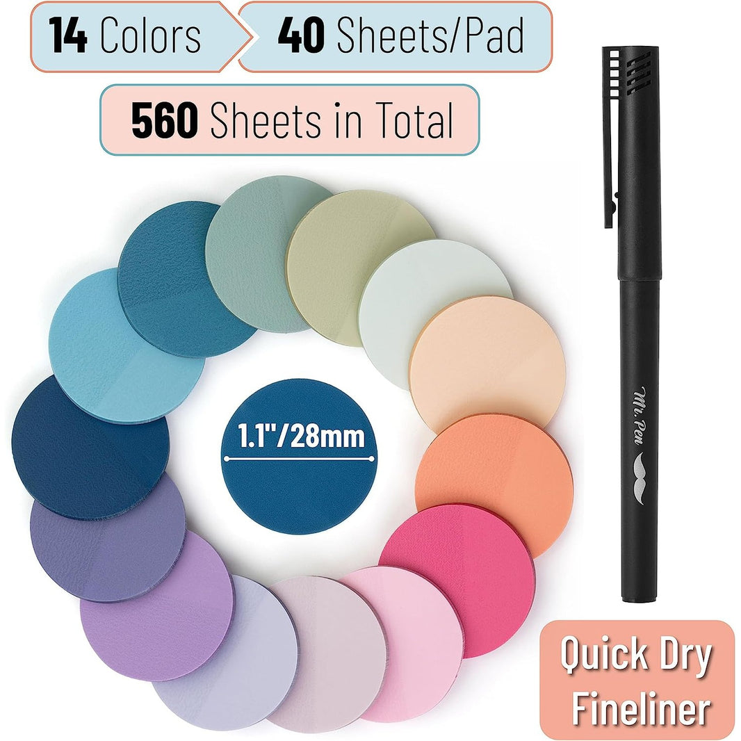 Mr. Pen Sticky Notes Collection: All Styles & Sizes