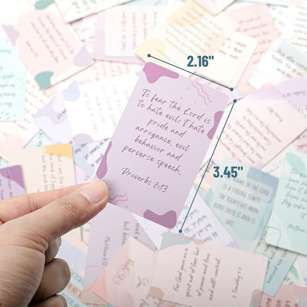 Prayer Cards, 70 Unique Bible Verse Cards, Mini Scripture Cards, Praye ...